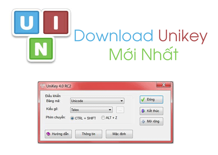 Unikey - Download bàn phím tiếng Việt